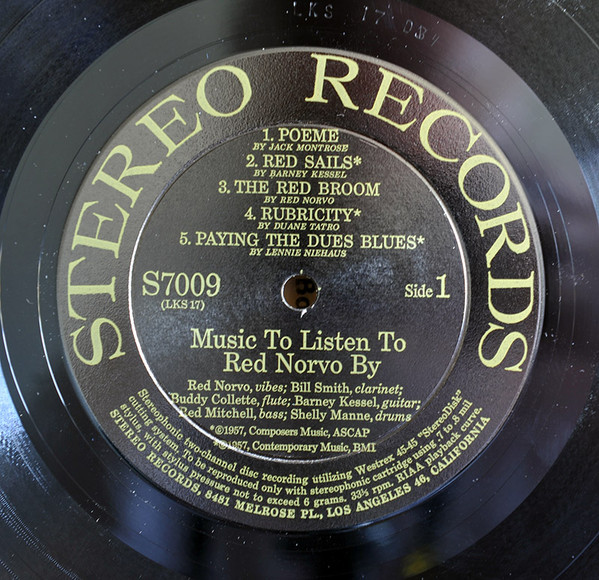 Red Norvo – Music To Listen To Red Norvo By (LP, Album) - cd-brain records